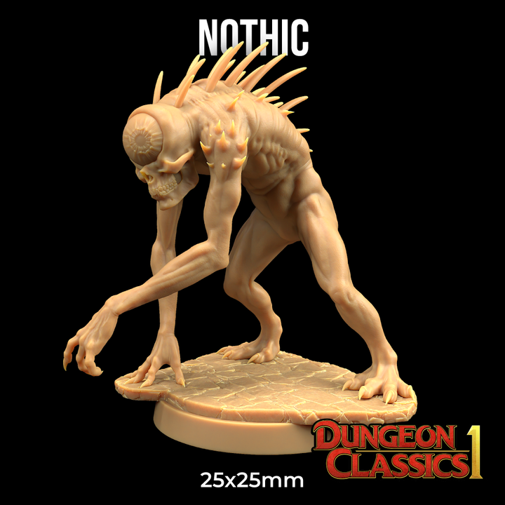 3D Printable Nothic | PRESUPPORTED | Dungeon Classics by Dungeon Classics